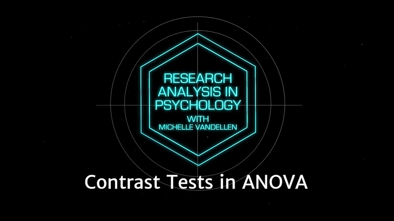 Contrast Tests in ANOVA | UGA Statistics - YouTube