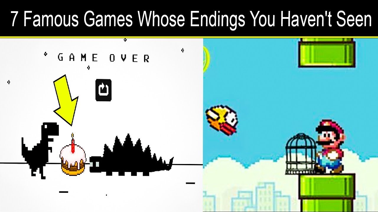 7 Famous Games And Their Unusual Endings - YouTube