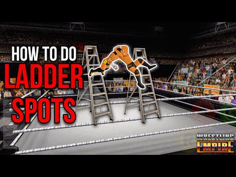 How To Do Ladder Spots [Wrestling Empire] - YouTube