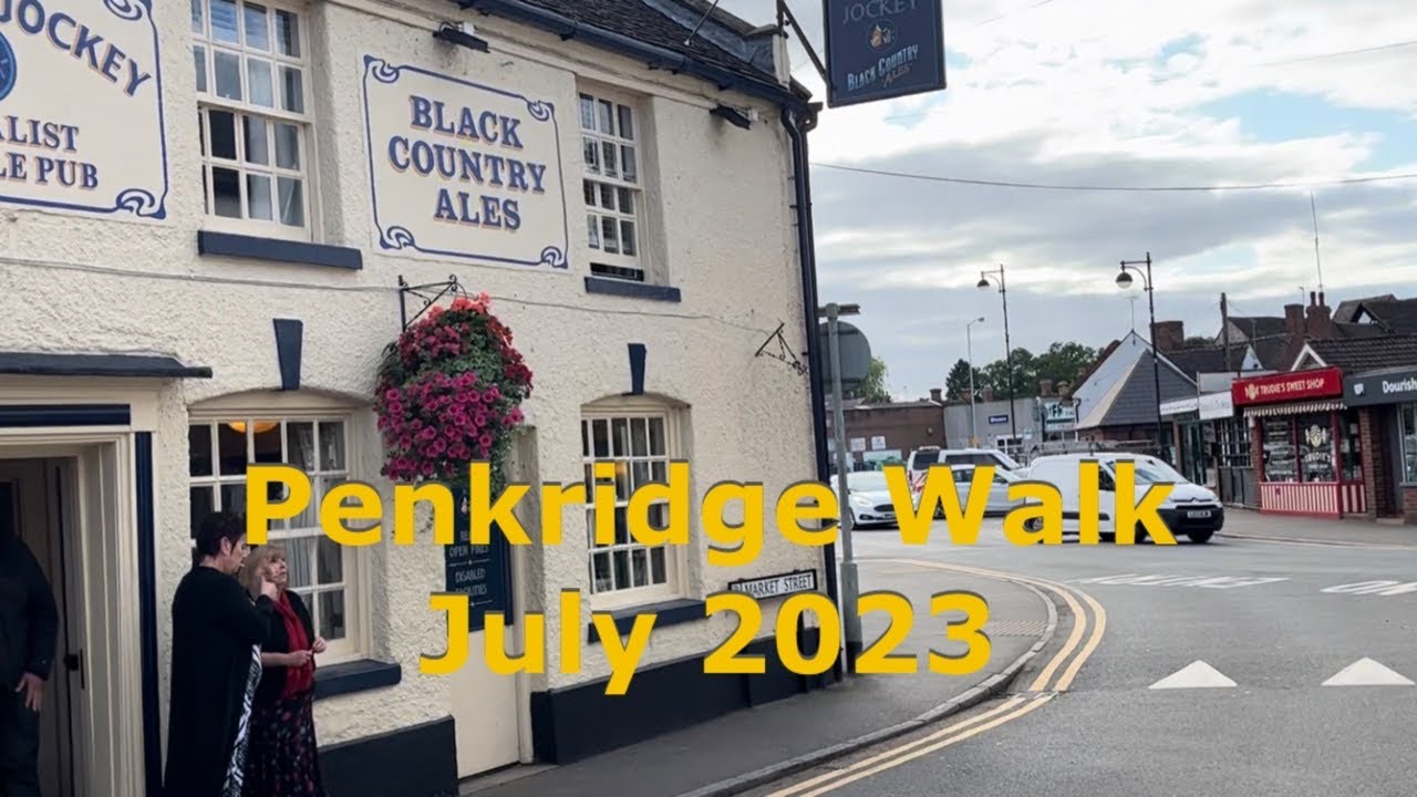 Penkridge Village Walk, South Staffordshire, From The Star, Down Market ...