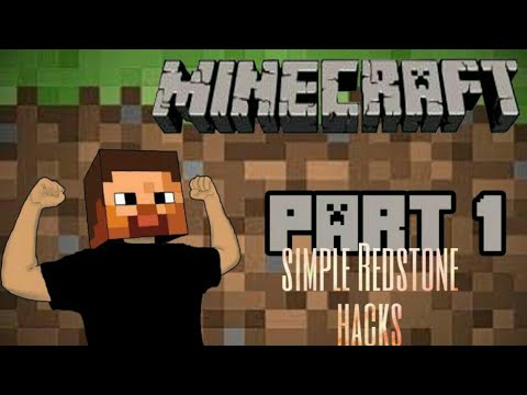 Simple Redstone Builds! | MCPE | ep. 1 - YouTube