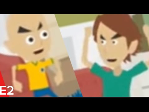 Caillou swears at his dad - YouTube