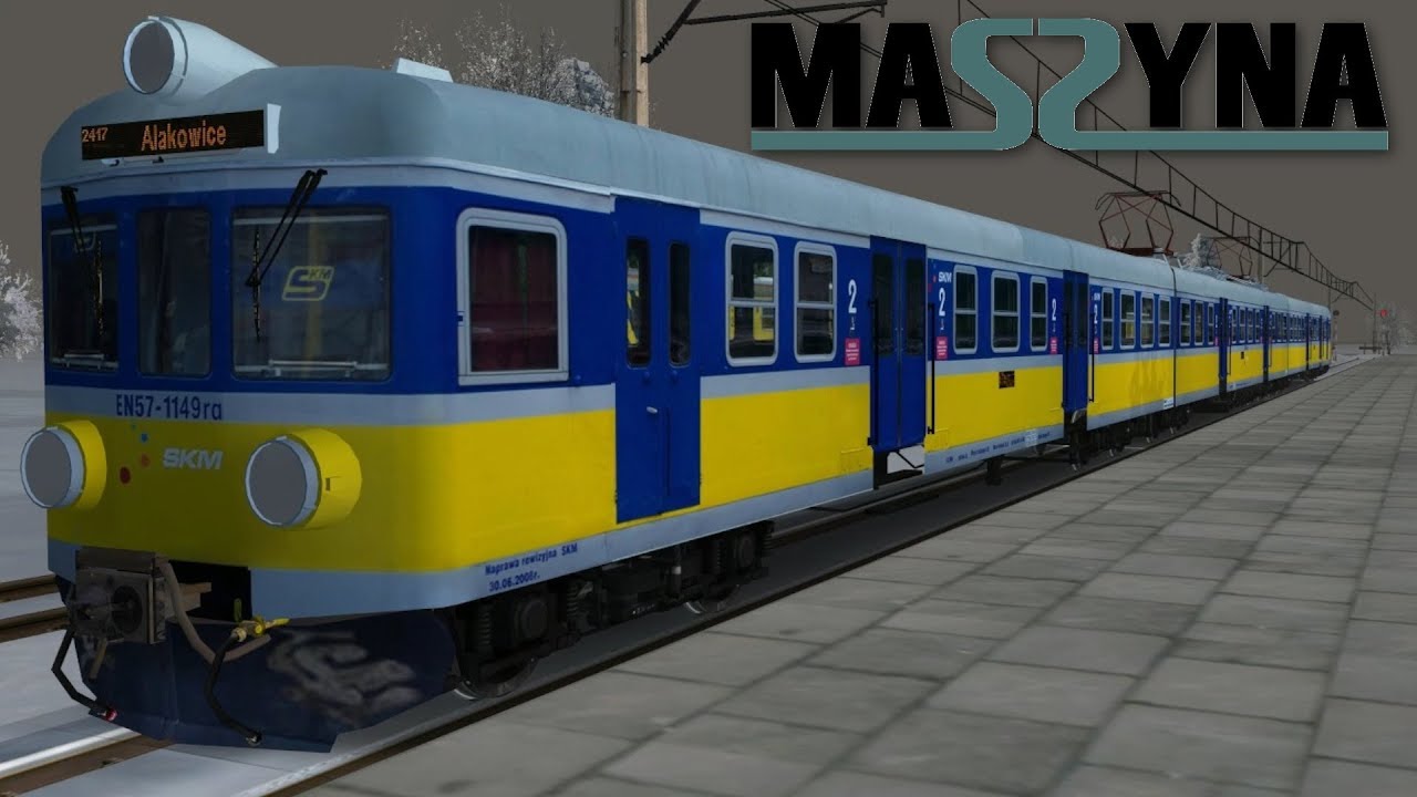 EN57 (EN57-1149'08ra) - Symulator pociągu MaSzyna - YouTube