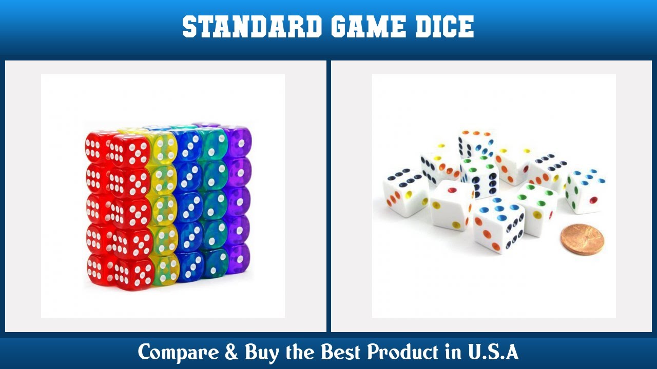 Top 10 Standard Game Dice to buy in USA 2021 | Price & Review - YouTube
