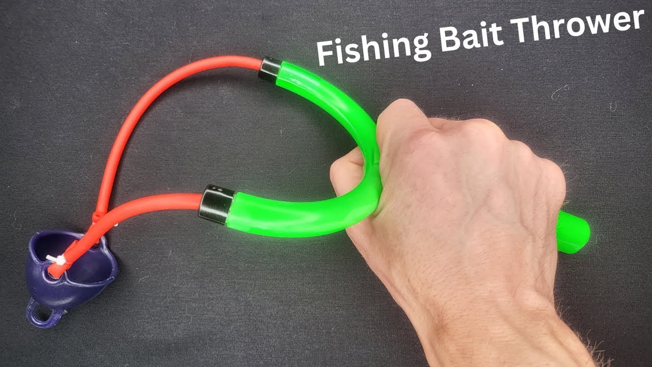 Fishing Slingshot Bait Thrower - Fishing Accessories - Rubber Elastic ...