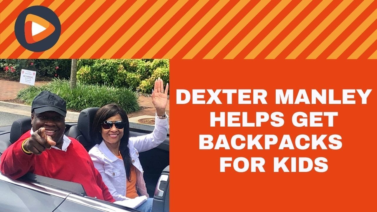 Manley Leads Parade, Campaign for Backpacks for Kids - YouTube