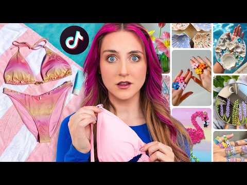 I Tested VIRAL TIKTOK Summer Craft Hacks