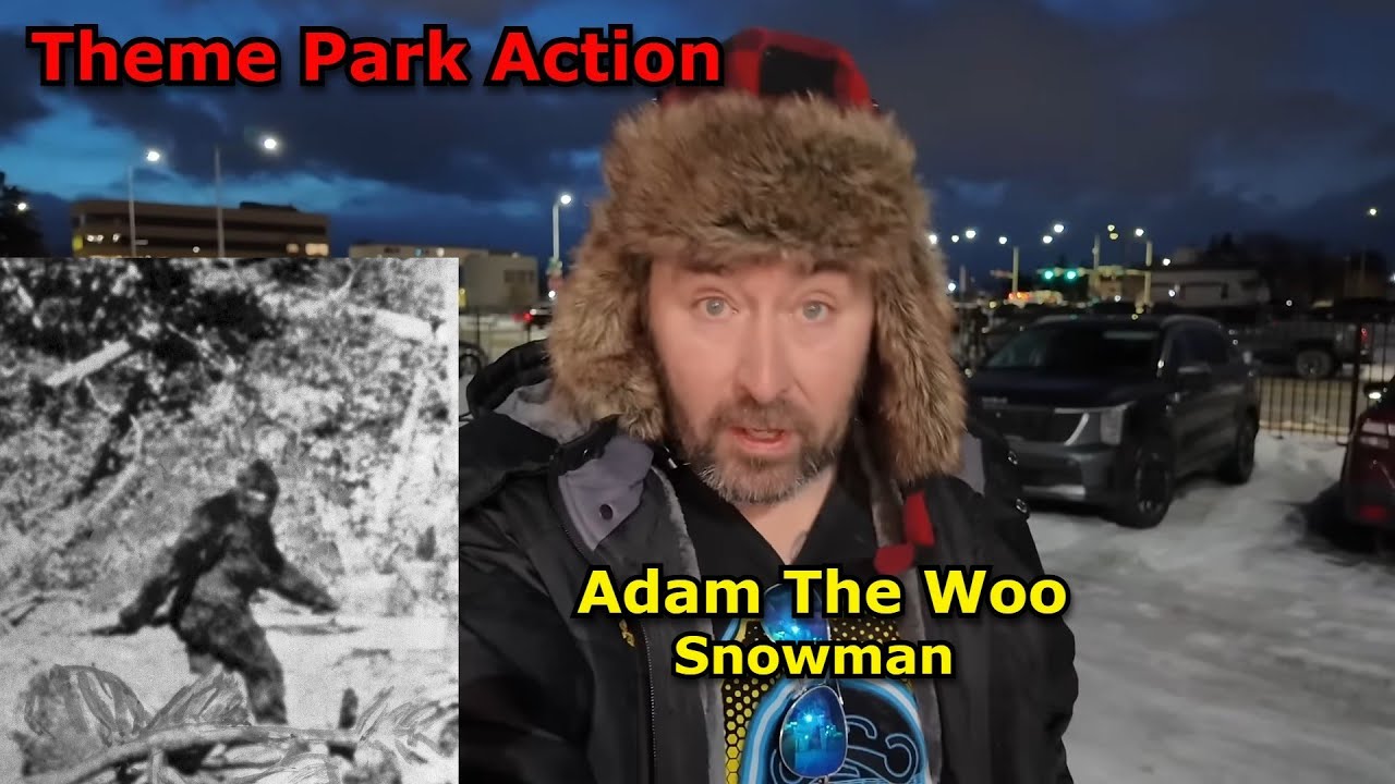 Adam The Woo (SnowMan) Adam drives around on super icy roads in Alaska ...