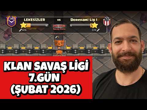 DEV DERBİ ! LİG ATLAMA MAÇI ! KLAN SAVAŞ LİGİ 7.GÜN ! CLASH OF CLANS