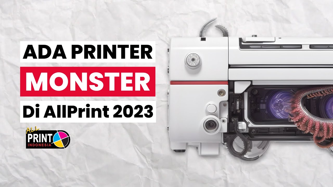 SERU BANGET! Banyak Printer Canggih di AllPrint 2023 - YouTube