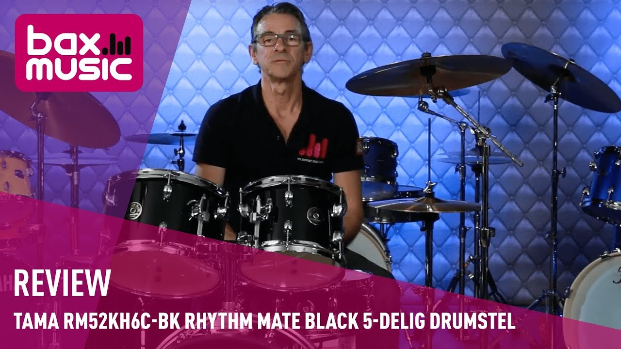Tama RM52KH6C-BK Rhythm Mate Black 5-delig Drumstel Review | Bax Music ...