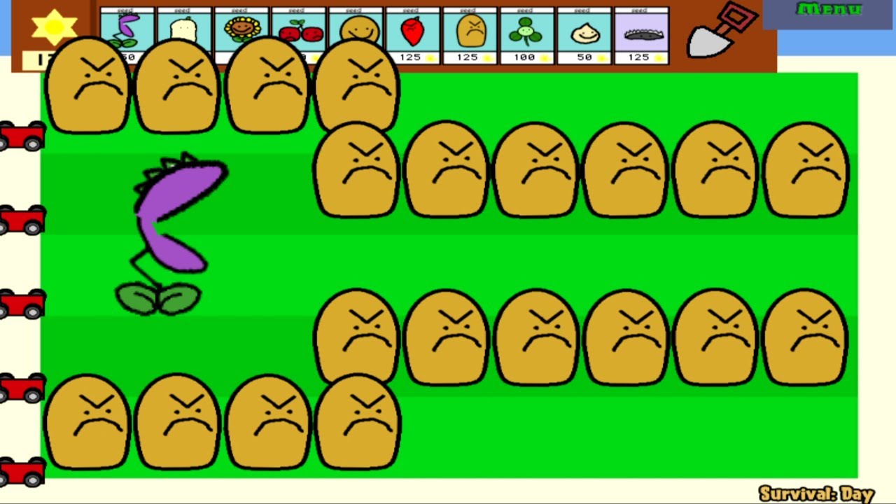 Paint Chomper vs Paint Zombies - Plant vs Zombies Hack - Paint Pack ...