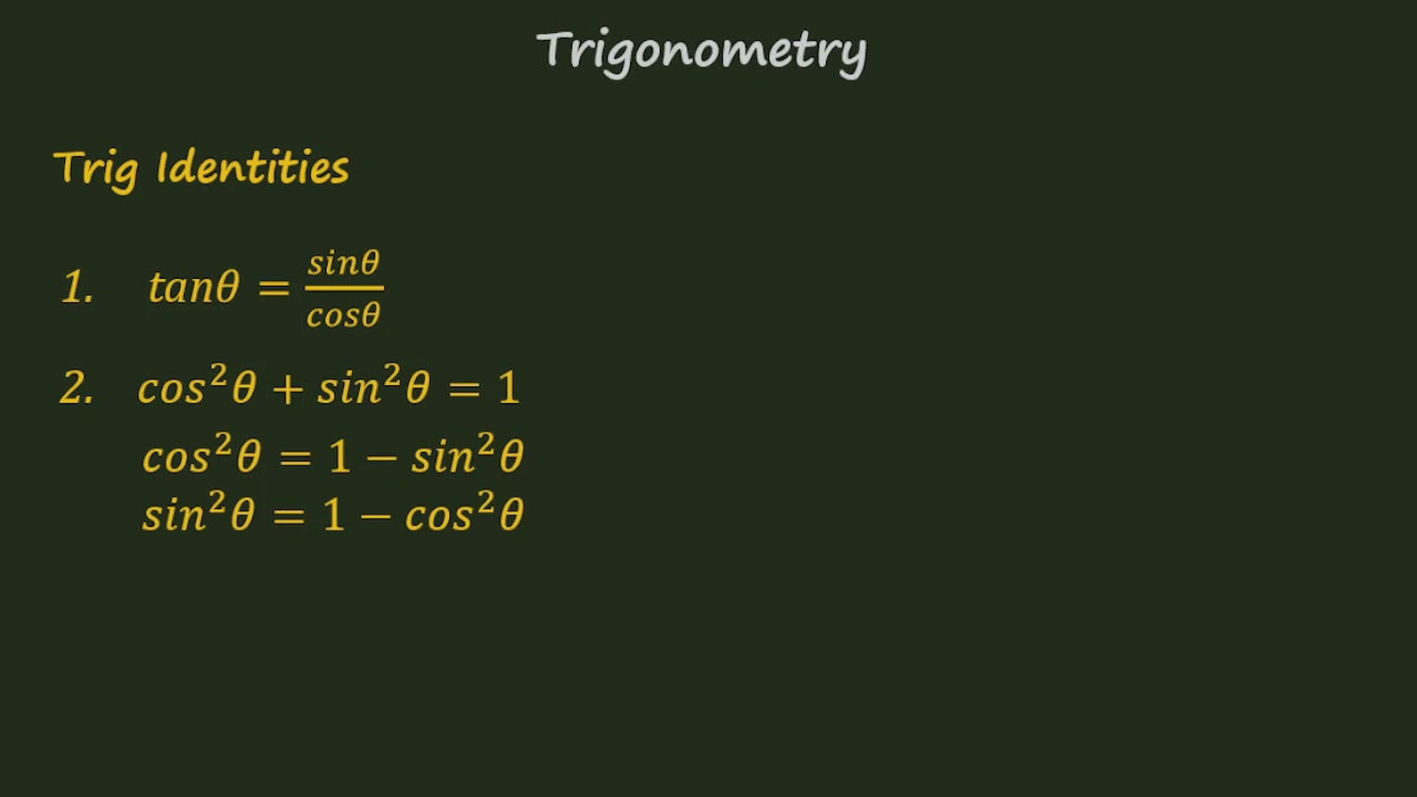 Trigonometry - Proving identities - YouTube