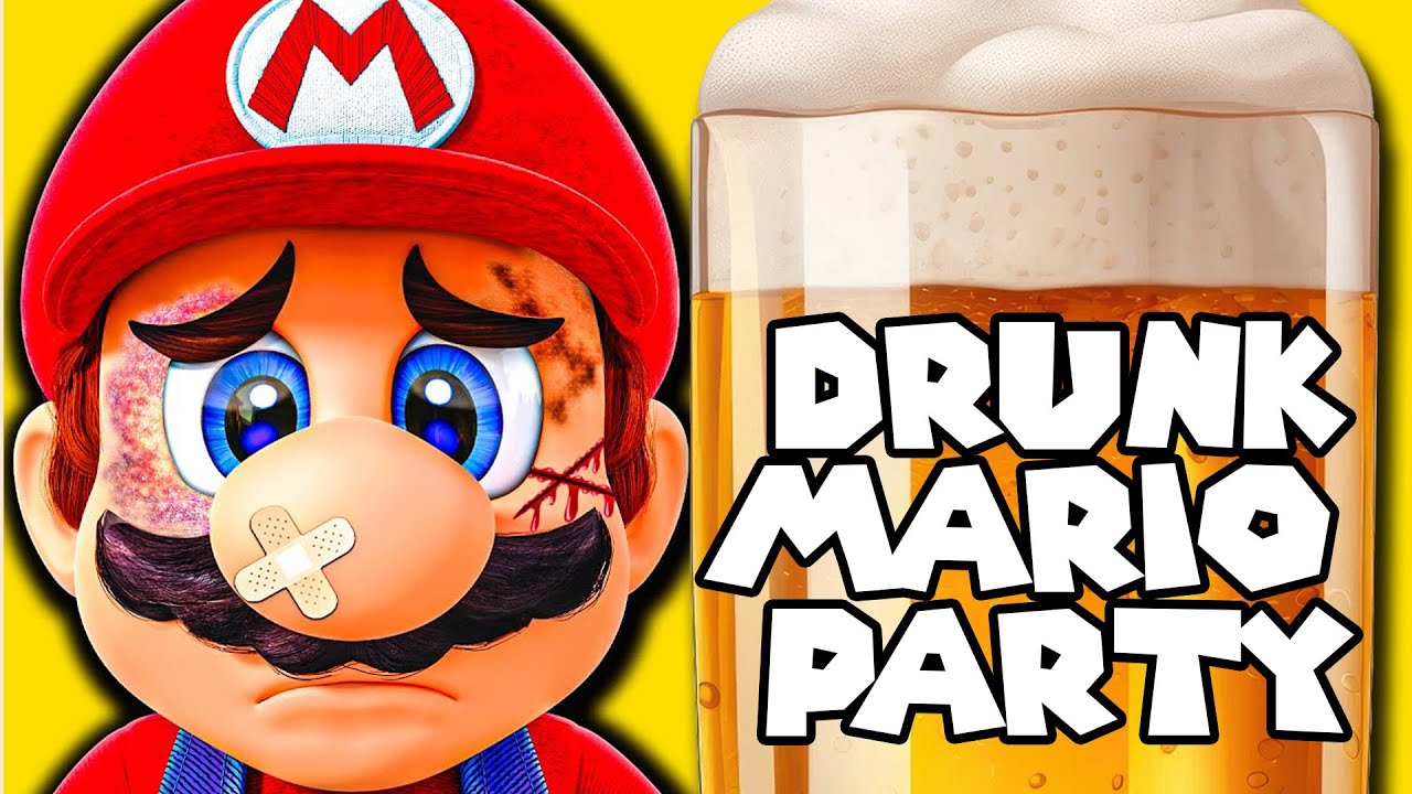 DRUNK MARIO PARTY JAMBOREE WITH CHAD & SAM From the OLD DAYS - YouTube