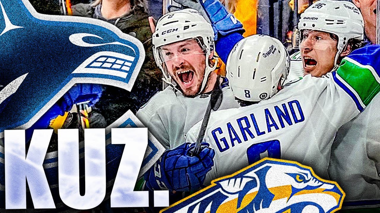 ANDREI KUZMENKO IS THE REAL DEAL (Vancouver Canucks VS Nashville ...