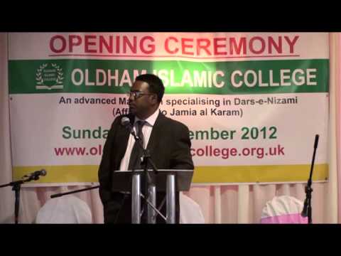 Grand Opening of Oldham Islamic College - YouTube
