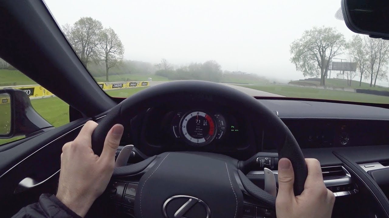 2019 Lexus LC500 - Tedward POV Track Drive - YouTube