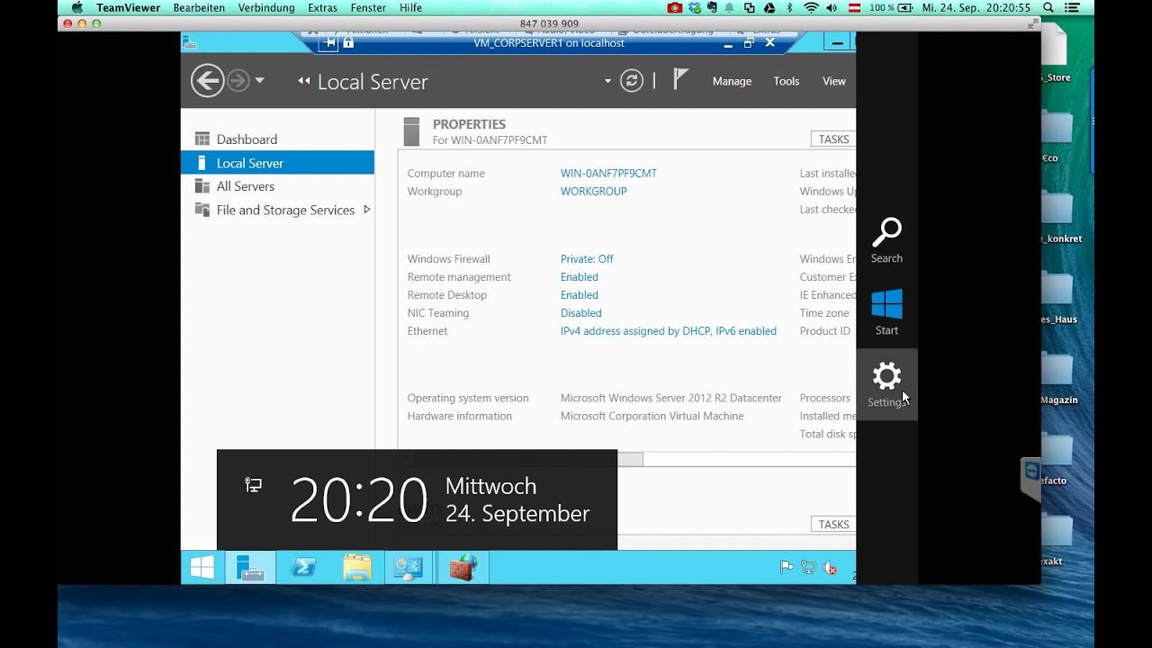 Windows Server 2012 R2 - Part 4 - VM Configuration - YouTube