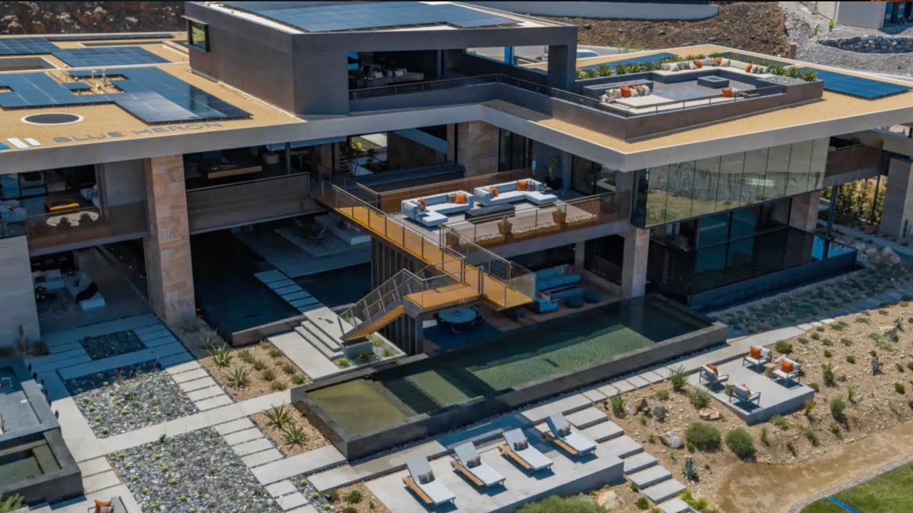 $34 million 'megamansion' hits the market in Henderson - YouTube