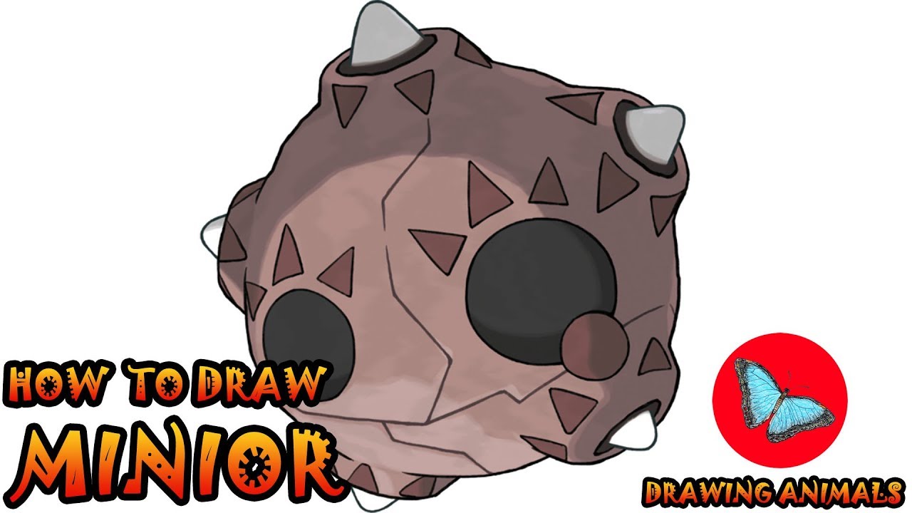 How To Draw Minior Pokemon | Drawing Animals - YouTube