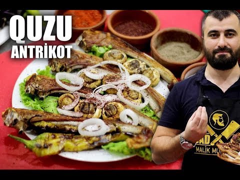 QUZU KABABI HAZIRLANMASI (ANTRIKOT-KUZU PIRZOLA)-шашлык из  ребра ягненка