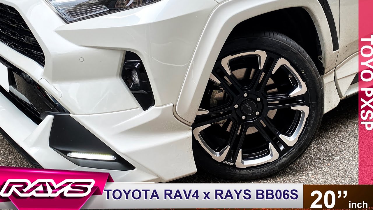 TOYOTA RAV4 x RAYS BB06S 20" - YouTube