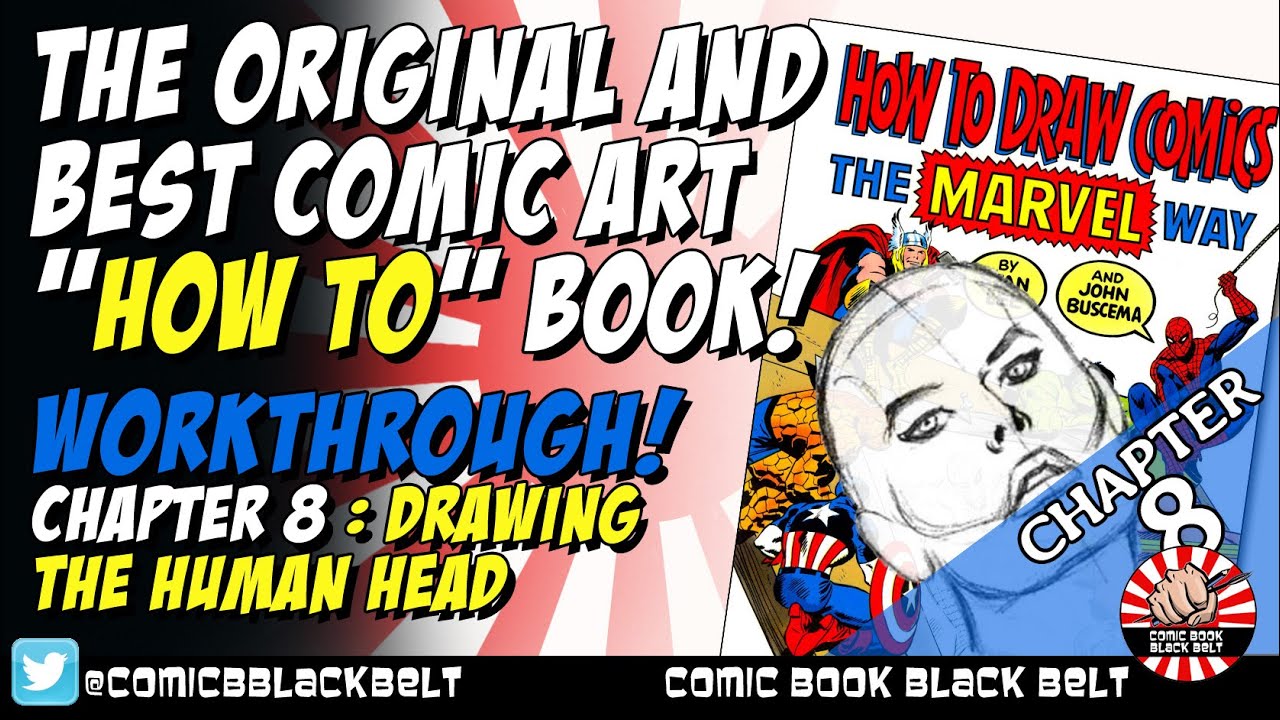 How To Draw Comics The Marvel Way - #StayHome #WithMe - Workthrough ...