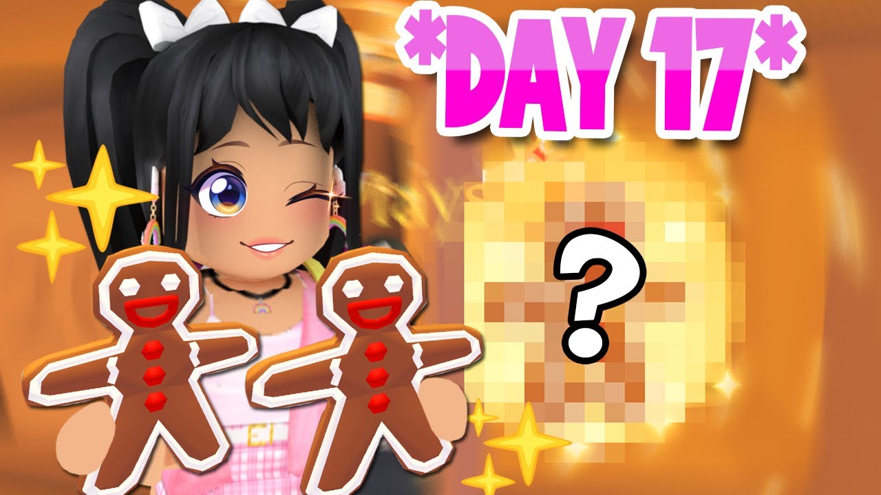 *DAY 17* ADVENT + GINGERBREAD SPREE in ADOPT ME (roblox) - YouTube