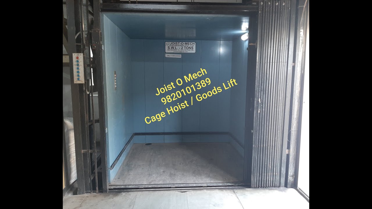 3rd Year Load Test - Cage Hoist Goods Lift - YouTube