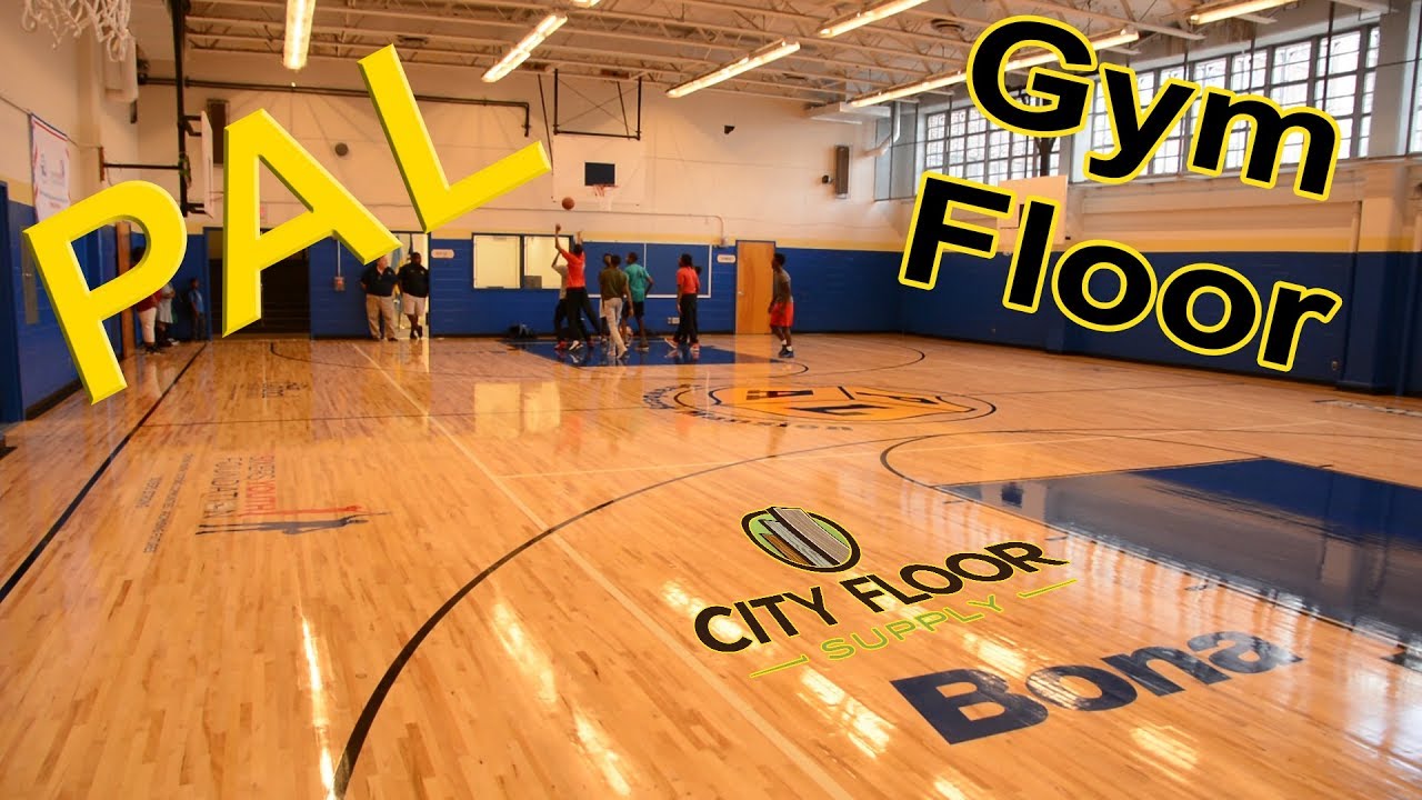 Police Athletic League PAL Gym Floor by City Floor Supply in Strawberry ...
