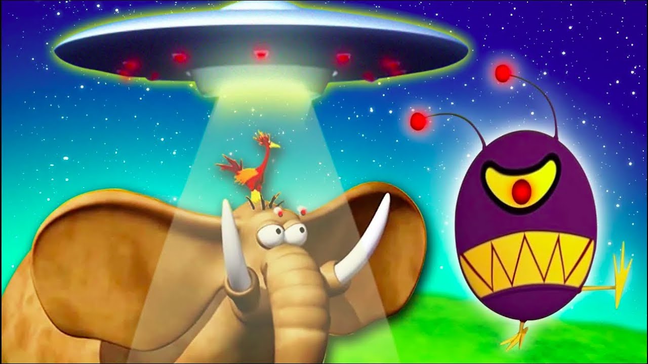Gazoon | Атака НЛО | Забавный мультяшный животных | Gazoon Russian ...