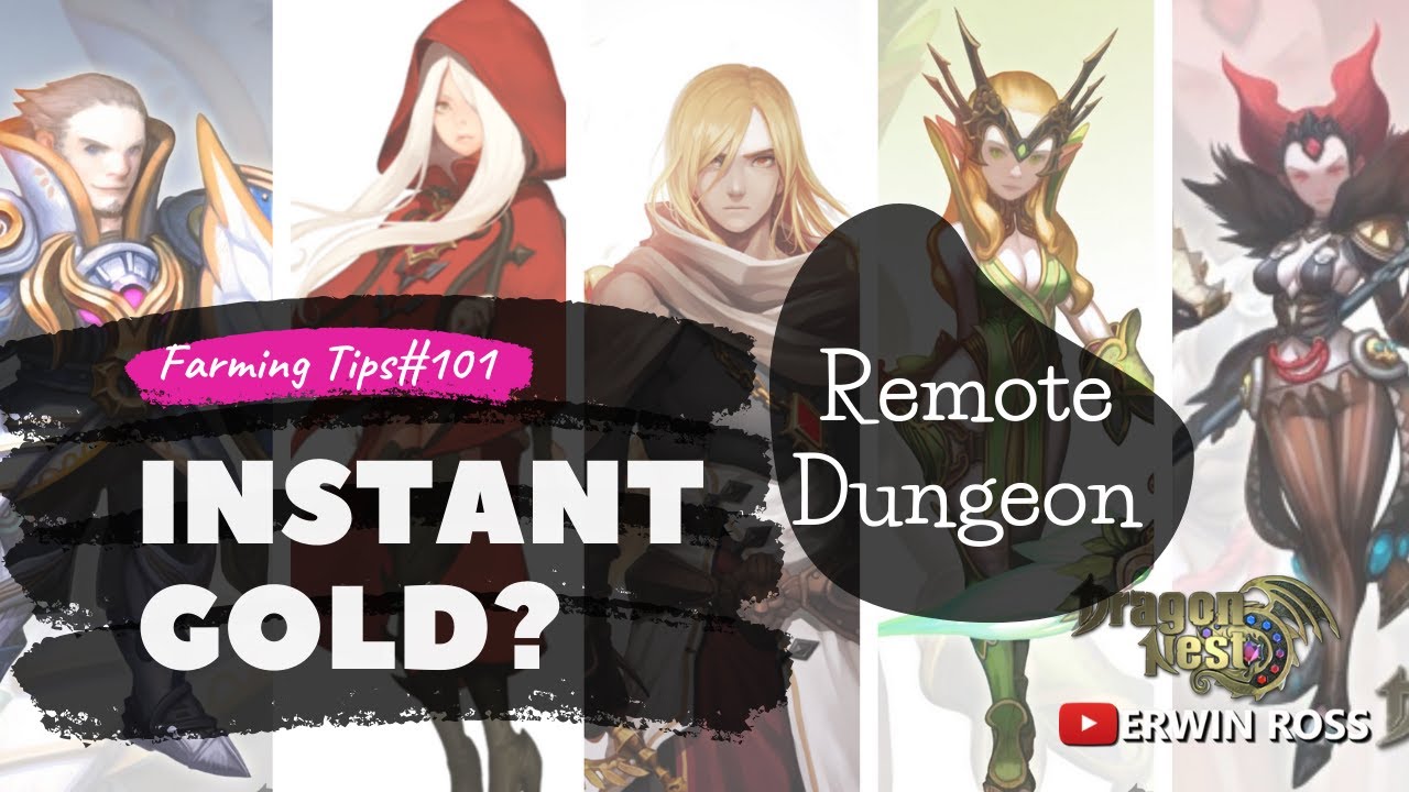 FARMING TIPS: REMOTE DUNGEON/INSTANT GOLD - YouTube