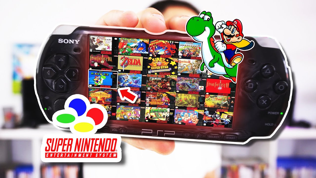 COMO INSTALAR EMULADOR SNES na PSP | Snes9xTYL - YouTube