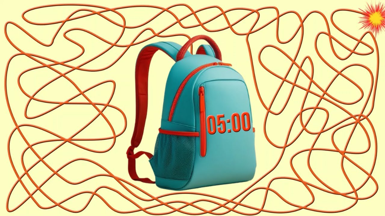 5 Minute Countdown Timer Bomb Backpack 🎒 - YouTube
