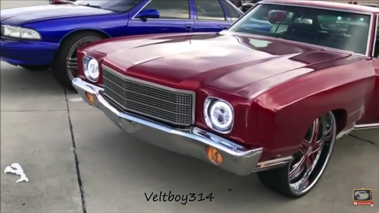 Veltboy314 - Candy Red Monte Carlo on 24's - 2K17 Street Whipz Carshow ...