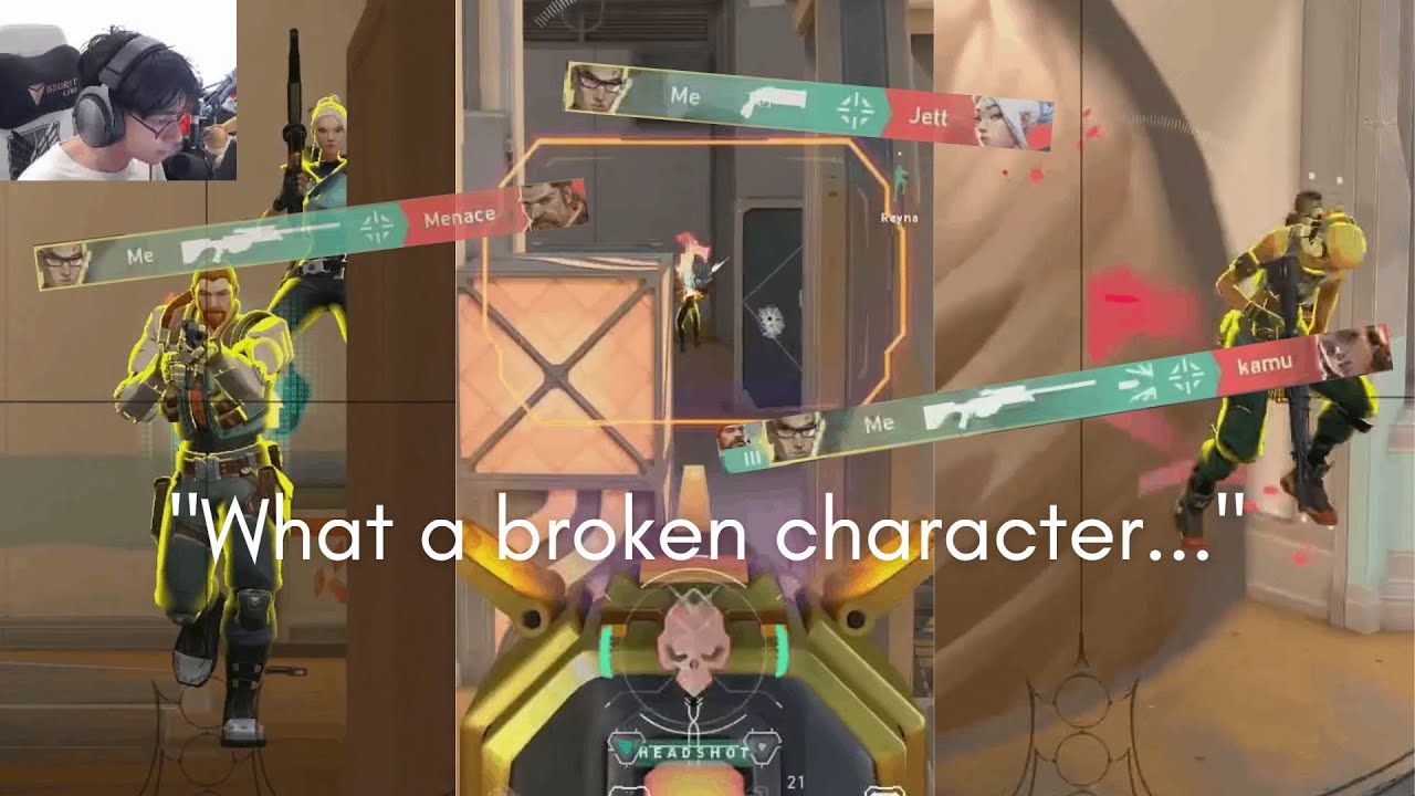 SEN TenZ calls Chamber BROKEN after landing these insane shots - YouTube