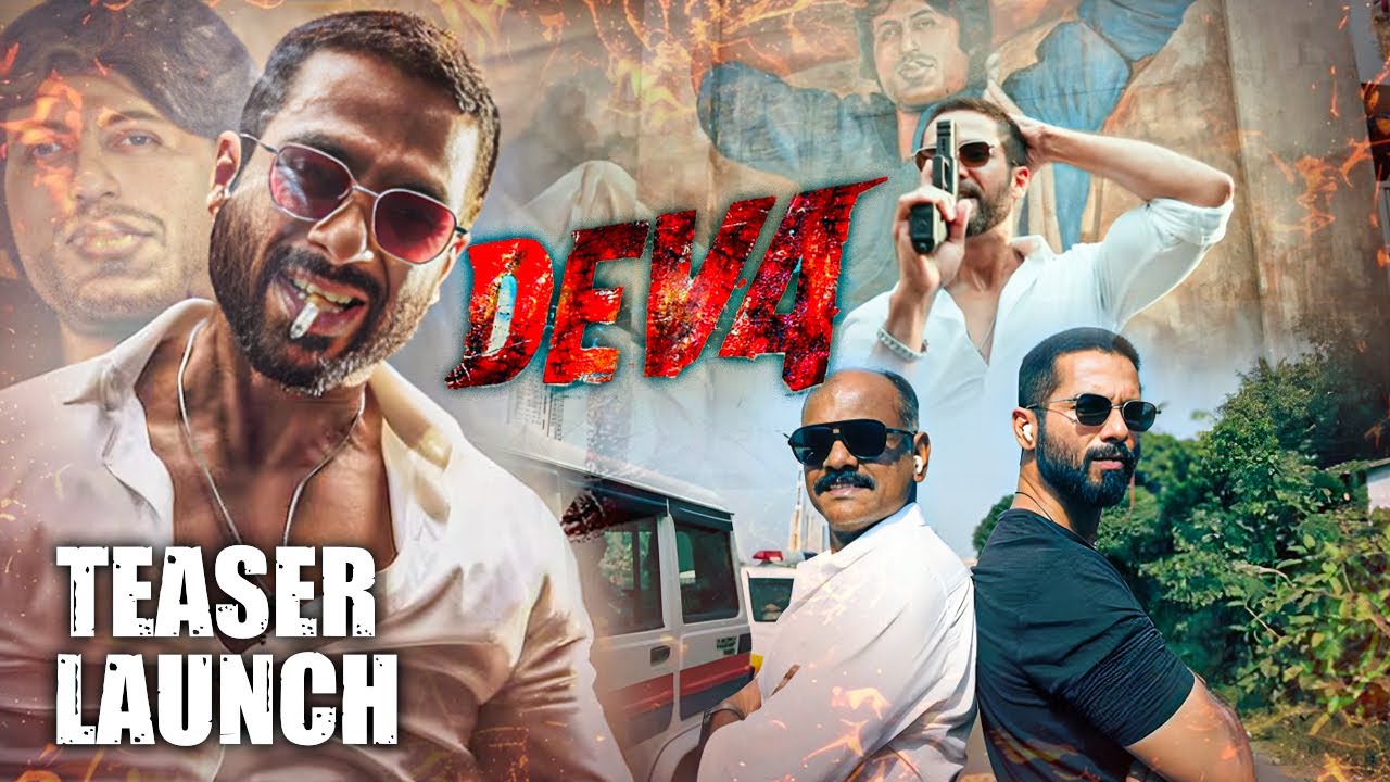 Deva Teaser Launch Event LIVE | Sahid Kapoor | Pooja Hegde | Kubbra ...