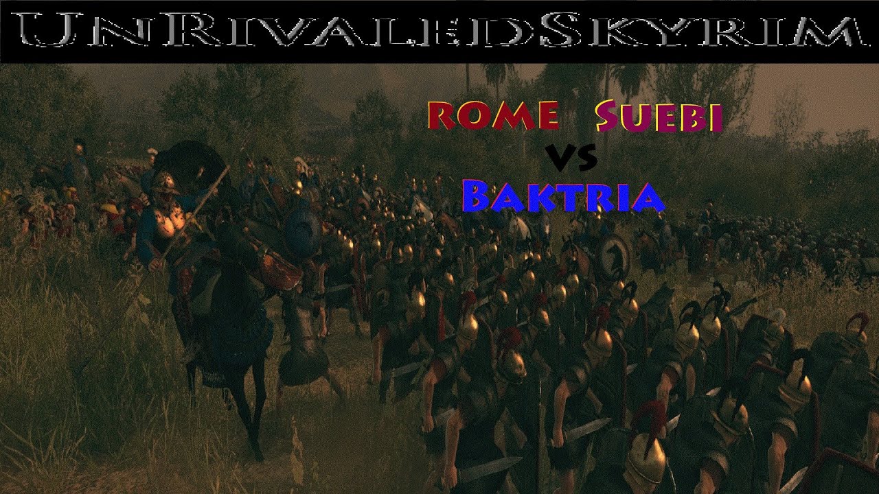 Total War: Rome II Online Battle #17 2v2 Rome Suebi vs Bactria - YouTube