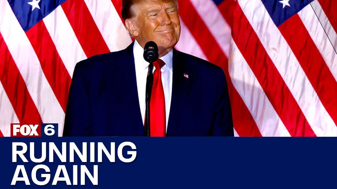Donald Trump is running for president again in 2024 | FOX6 News ...