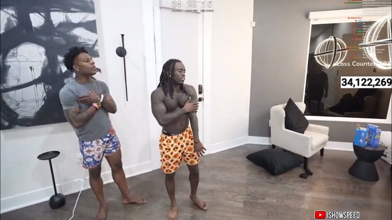 IShowSpeed x Kai Cenat workout Season ft. Jamel - YouTube