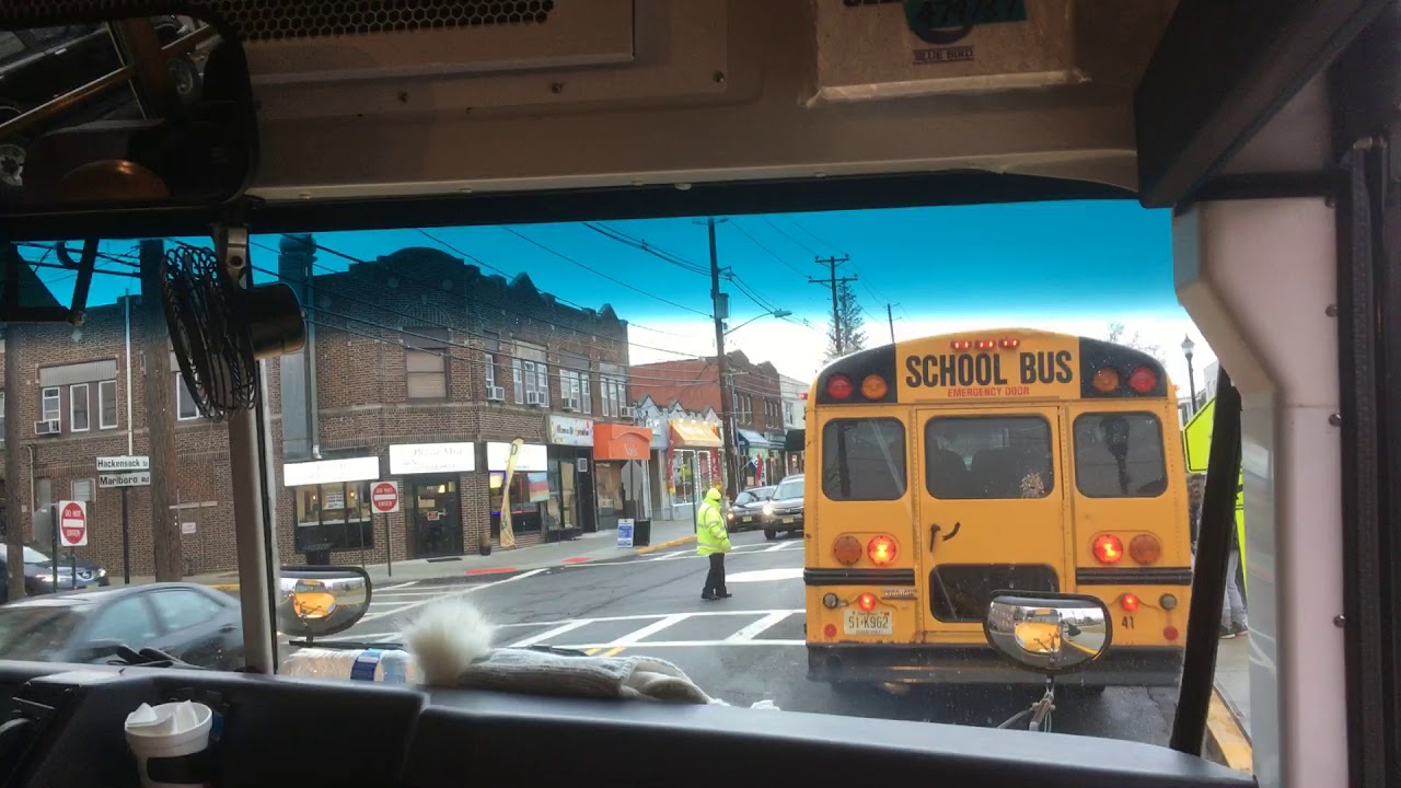 2019 Bluebird Vision: X34 behind 2002 Freightliner Thomas FS65 41 - YouTube