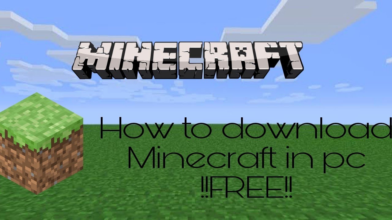 How to download Minecraft in pc 100% !!FREE!! - YouTube