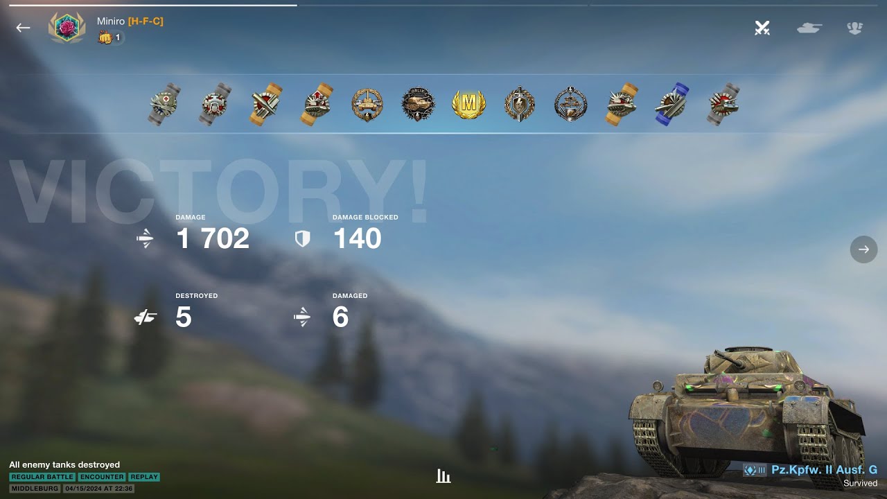 PZ II G • Ace • 1,7k dmg • 5 kills • Wot Blitz - YouTube