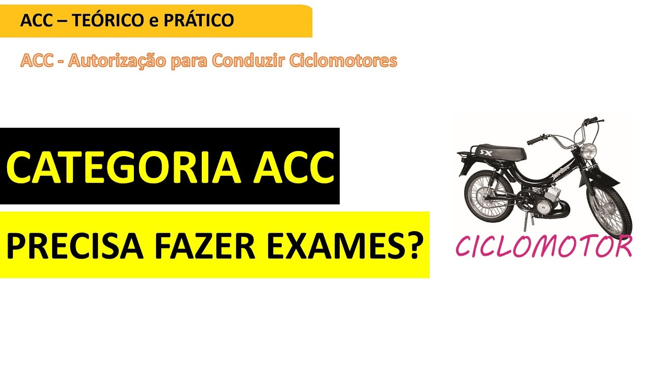CATEGORIA ACC VOCÊ TEM QUE FAZER TODOS EXAMES? - YouTube