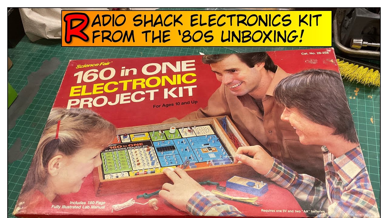 Radio Shack Electronics Kit from the ‘80s Unboxing! - YouTube