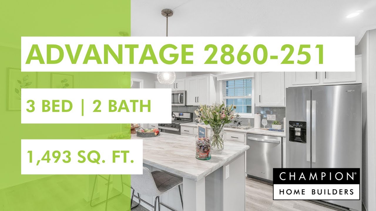 Manufactured Home Tour: Advantage 2860 251 - YouTube