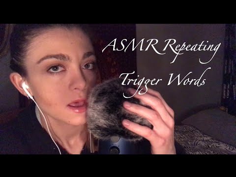 ASMR Repeating Trigger Words (CALM, RELAX, & RELEASE) With Furry Mic ...