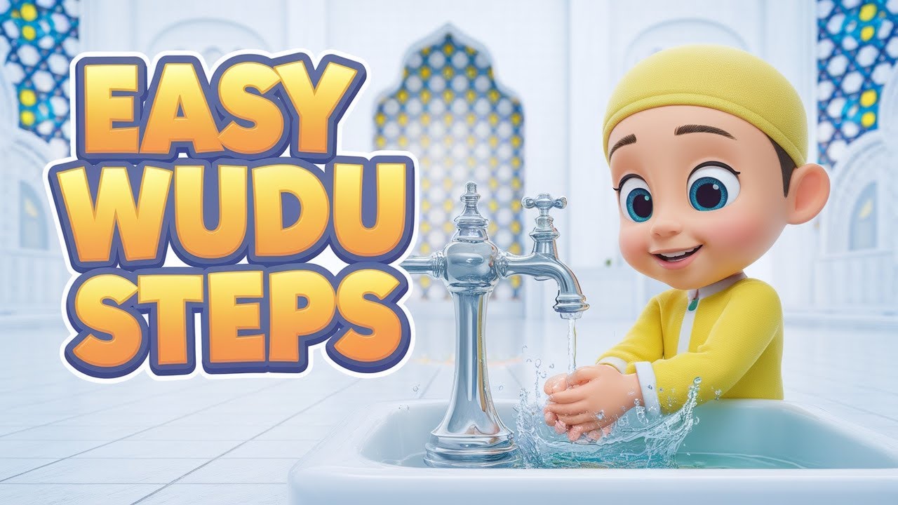 Learn Ablution (Wudu) with FUN Muslim Kids Rituals! - YouTube