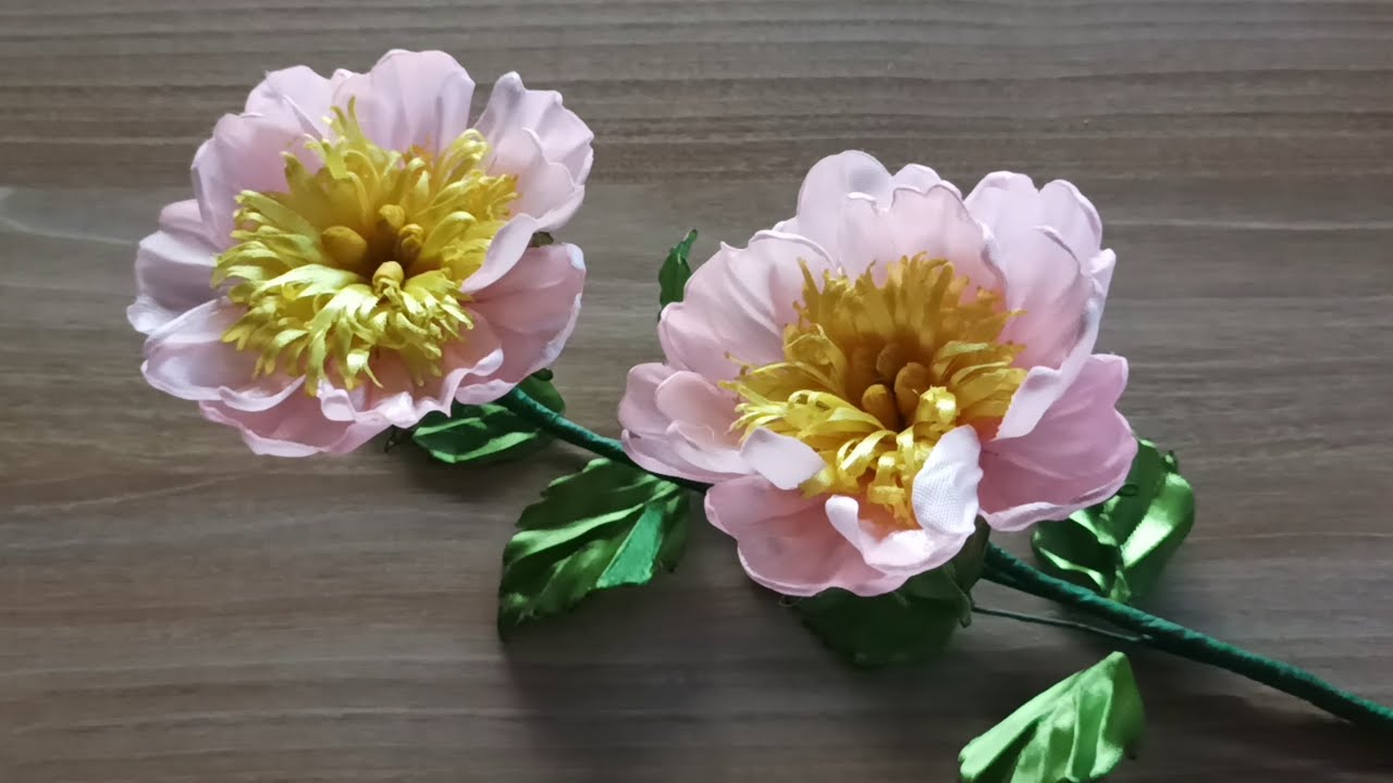DIY || Beautiful peonies || Tutorial for making peony from simple ...