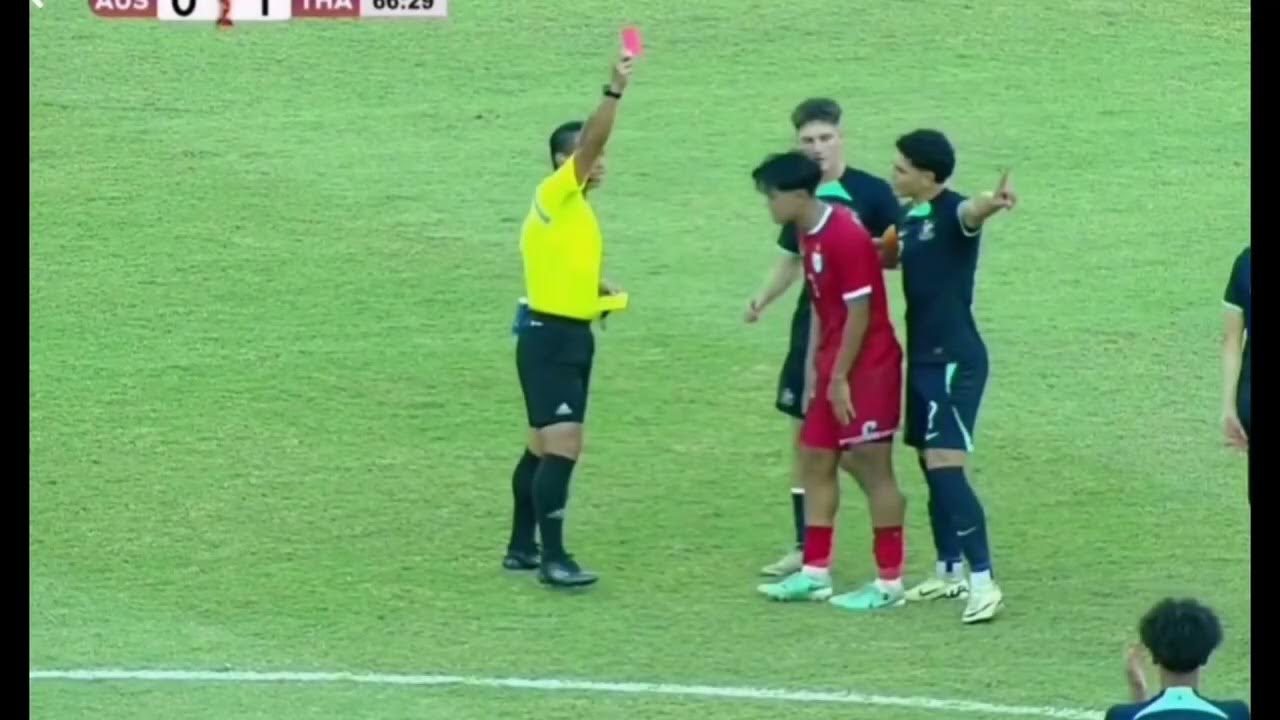 U19 Championship 2024 THA 1 : 0 AUS - YouTube